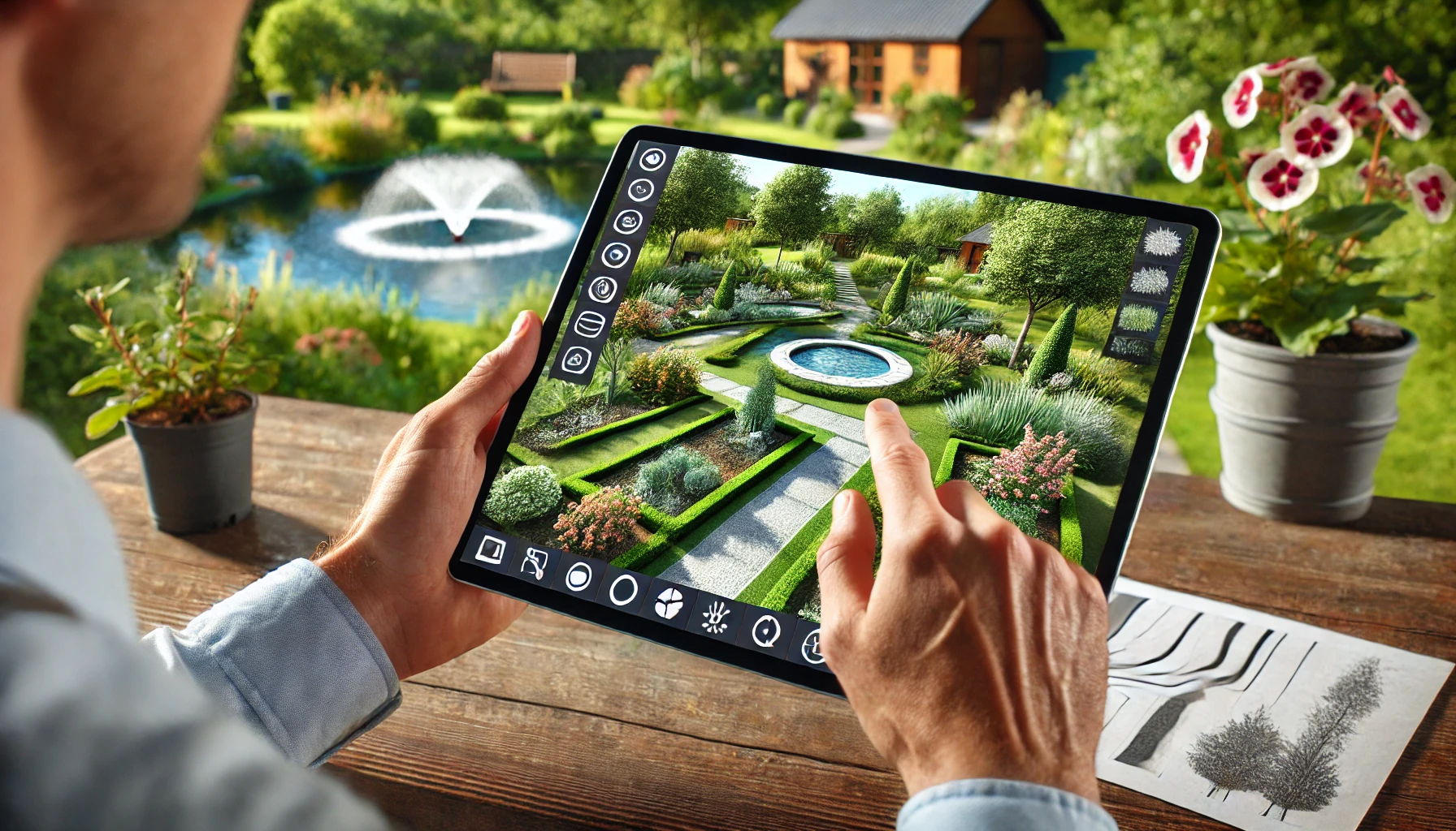 Augmented Reality for Landscaping: Visualizing Future Gardens - IslandEarth Landscape Services LTD